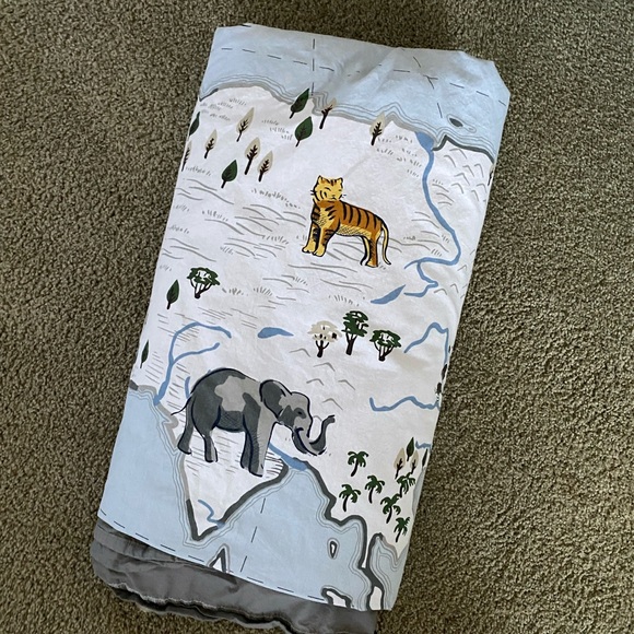 Pottery Barn Kids | Bedding | Pottery Barn Kids World Map Duvet Cover ...